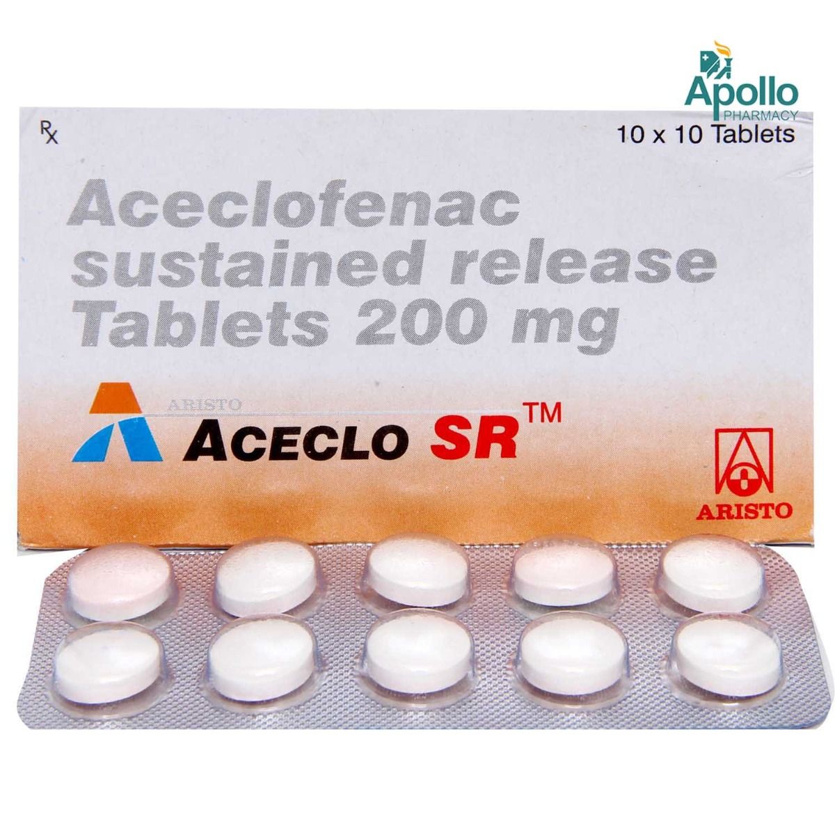 Aceclo SR 20 Tablet 10's Price, Uses, Side Effects, Composition ...