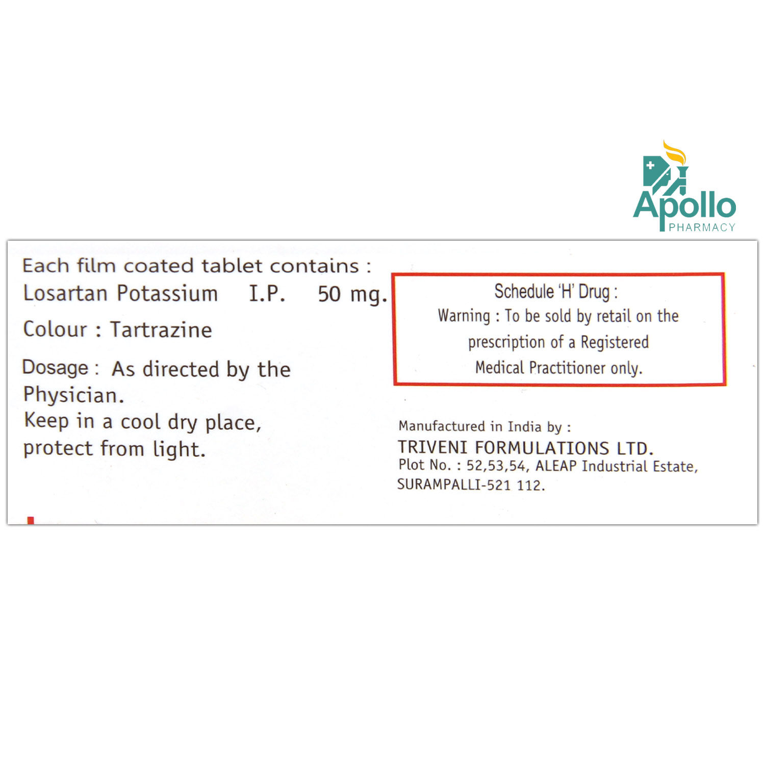 ACEBIT 50MG TABLET 10'S Price, Uses, Side Effects, Composition - Apollo ...