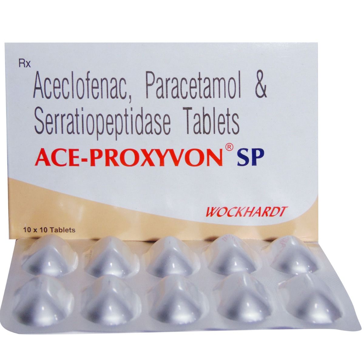 Ace Proxyvon SP Tablet 10's Price, Uses, Side Effects, Composition ...