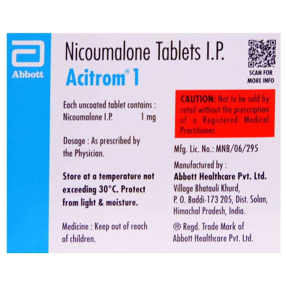 Acitrom 1 Tablet 30's Price, Uses, Side Effects, Composition - Apollo ...