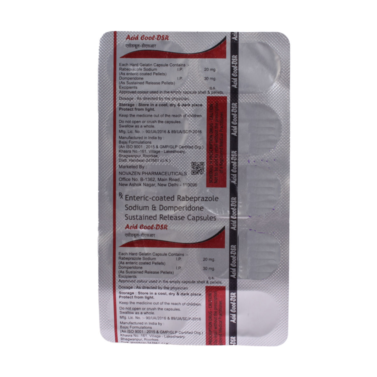 Acid Cool DSR Tablet 10's Price, Uses, Side Effects, Composition ...