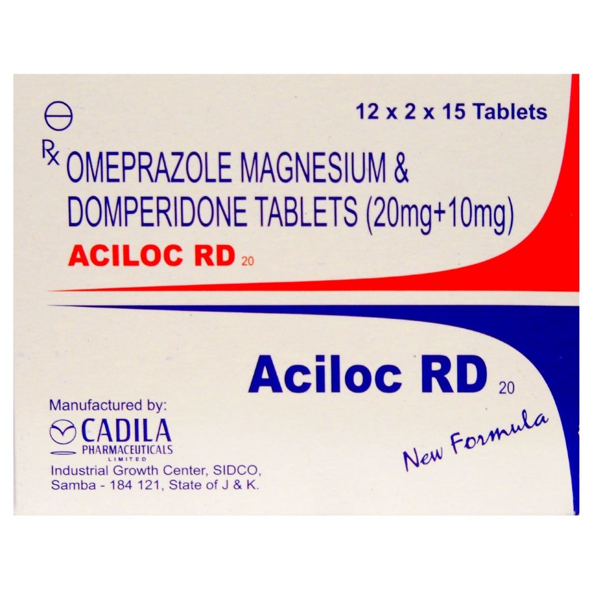 Aciloc RD 20 New Tablet 15's Price, Uses, Side Effects, Composition ...