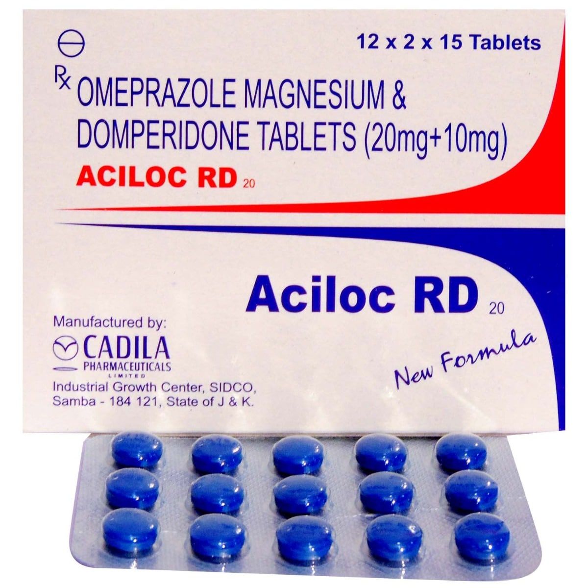 Aciloc RD 20 New Tablet 15's Price, Uses, Side Effects, Composition ...