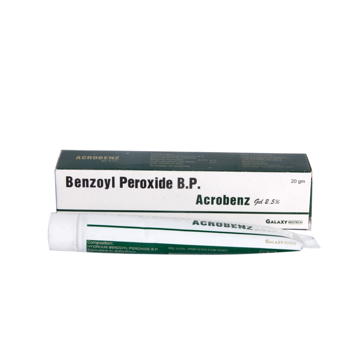 ACROBENZ 2.5% GEL 20GM Price, Uses, Side Effects, Composition - Apollo ...