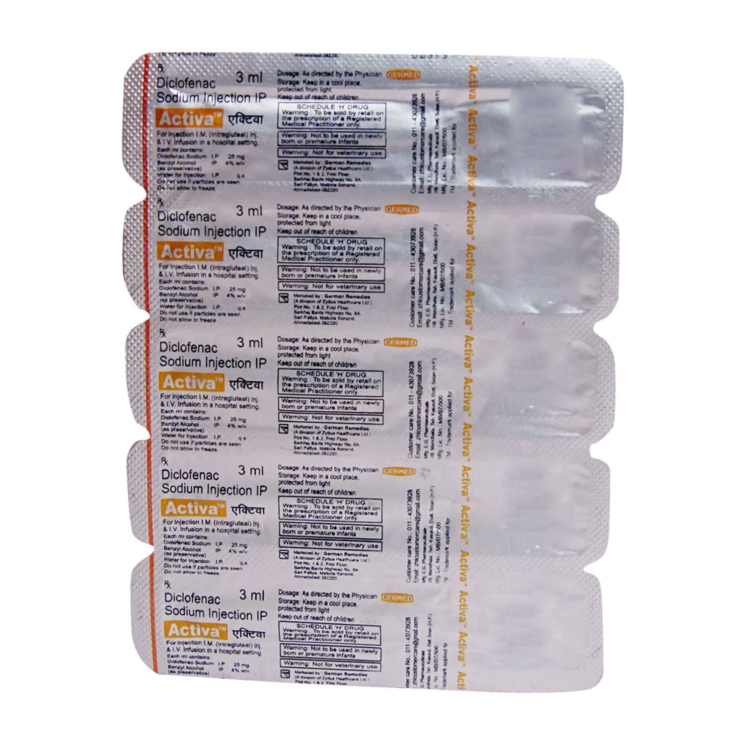 ACTIVA INJECTION 3ML Price, Uses, Side Effects, Composition - Apollo ...