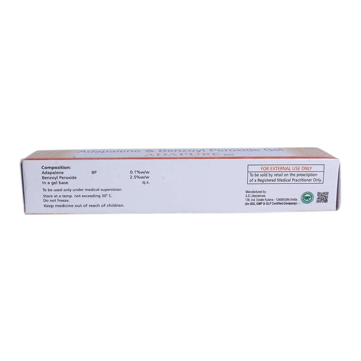 Adapure Gel 20gm Price, Uses, Side Effects, Composition - Apollo Pharmacy