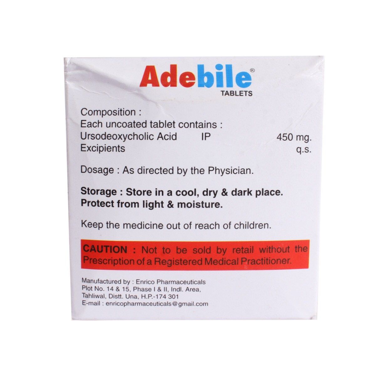 Adebile 450mg Tablet 10's Price, Uses, Side Effects, Composition ...