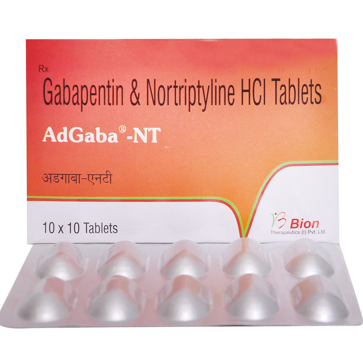 Adgaba-NT Tablet 10's Price, Uses, Side Effects, Composition - Apollo ...