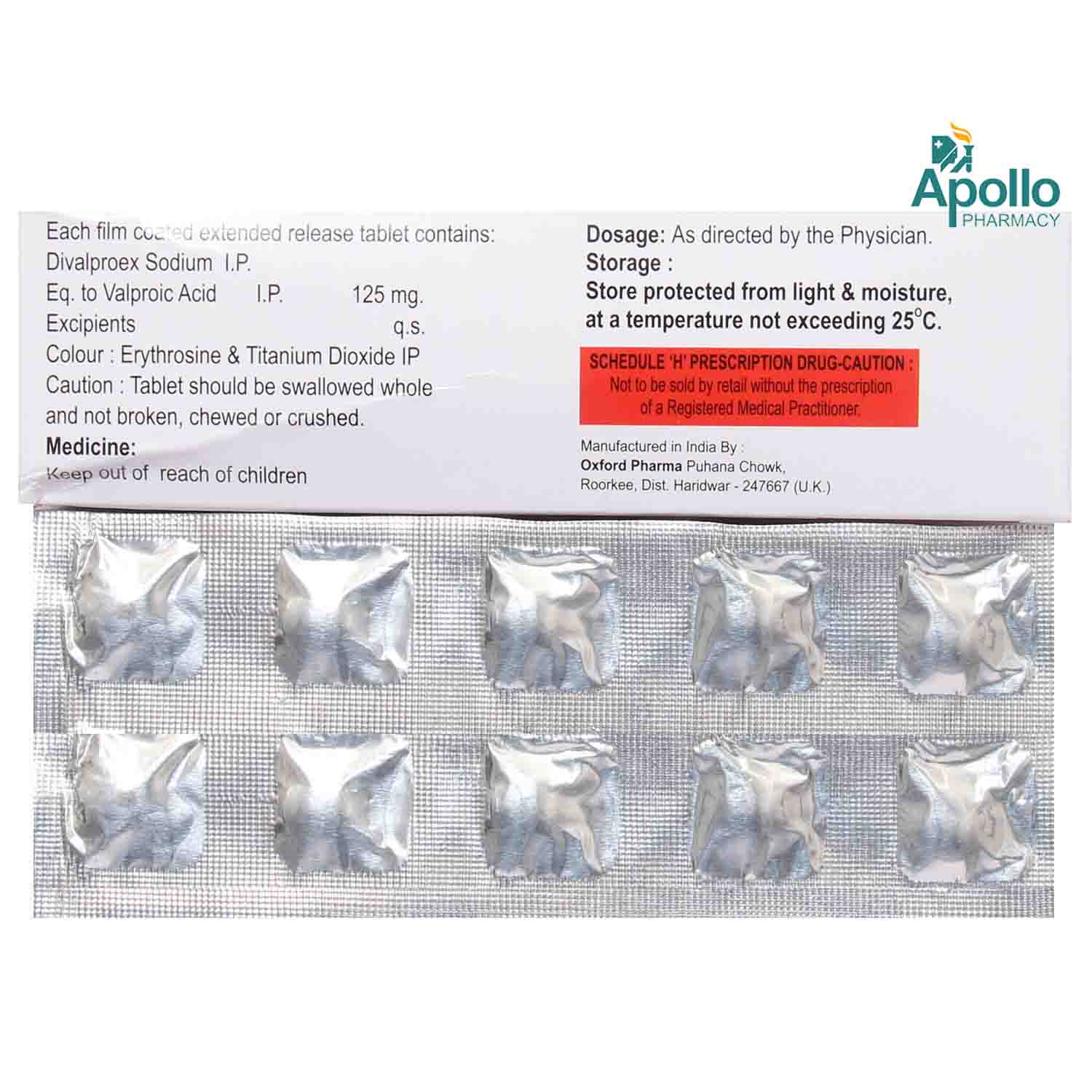 ADIVAL ER 125MG TABLET Price, Uses, Side Effects, Composition - Apollo ...
