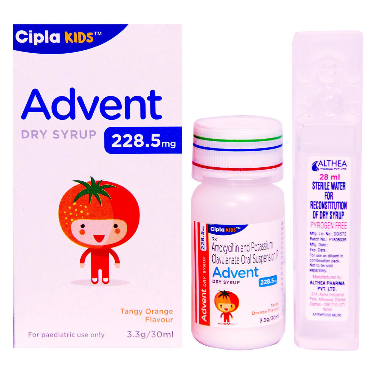 Advent 228.5 mg Dry Syrup 30 ml Price, Uses, Side Effects, Composition ...