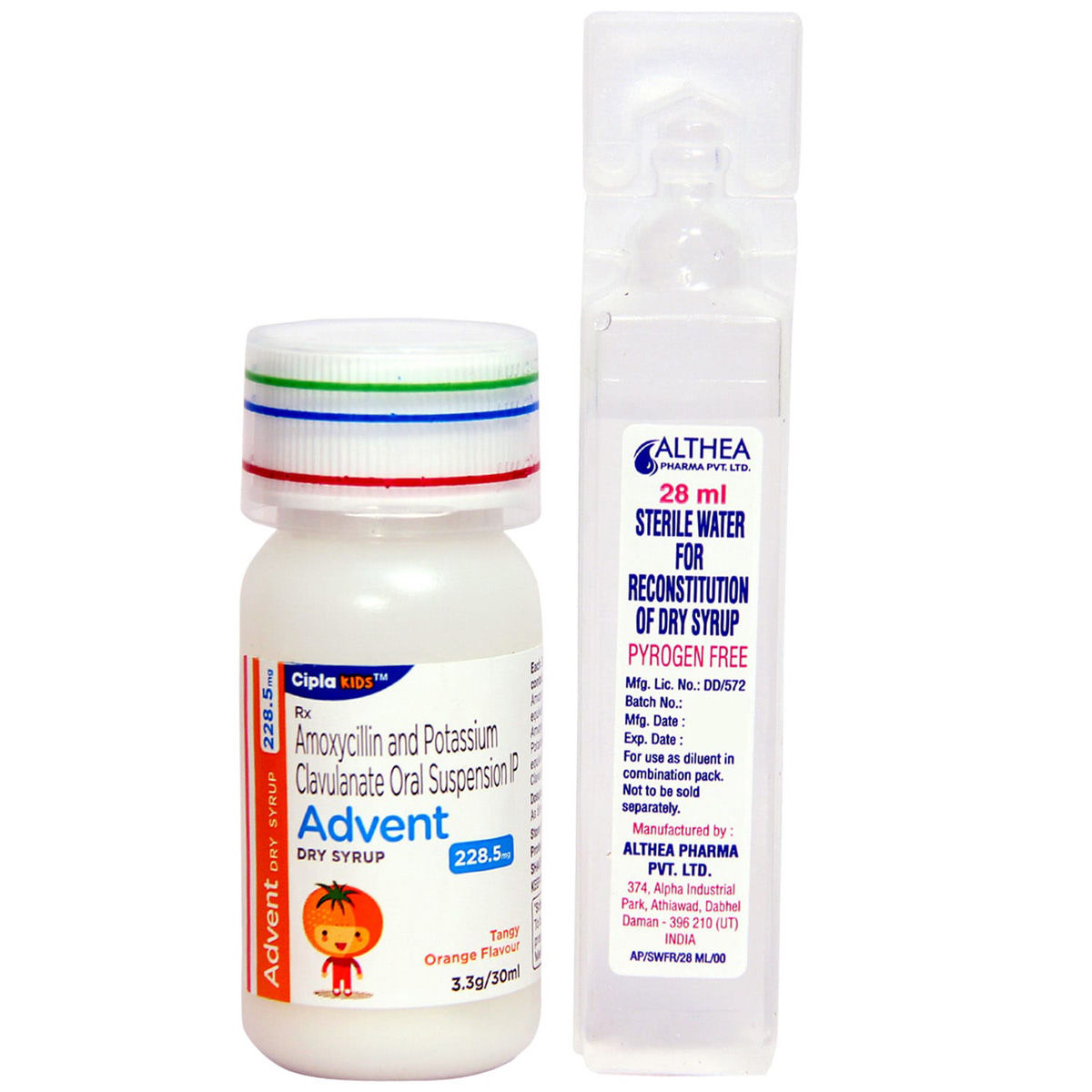 Advent 228.5 mg Dry Syrup 30 ml Price, Uses, Side Effects, Composition ...