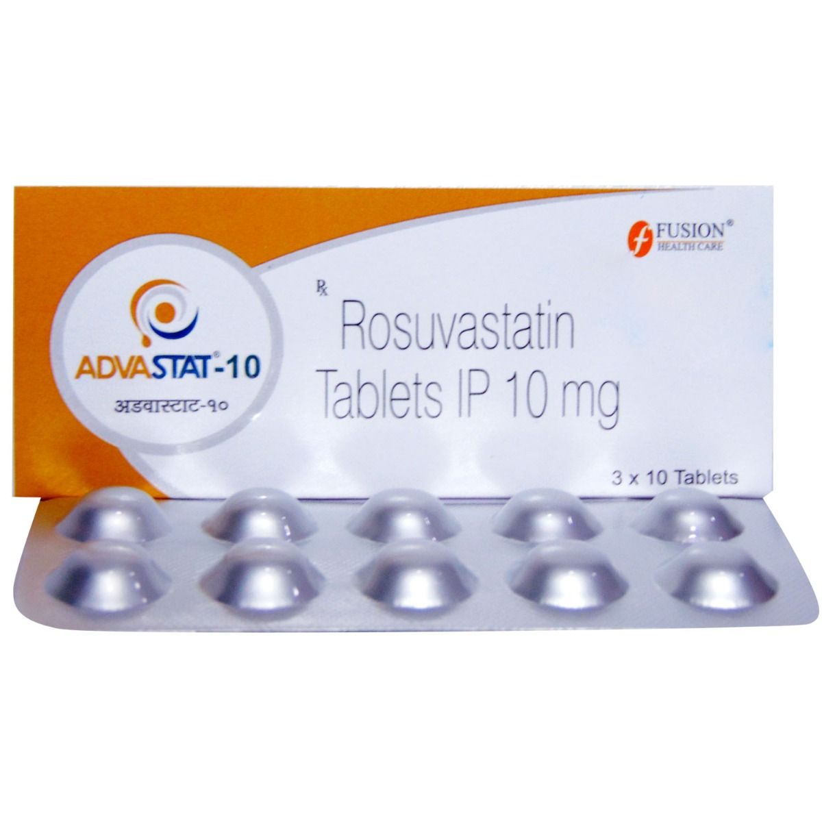 Advastat-10 Tablet 10's Price, Uses, Side Effects, Composition - Apollo ...