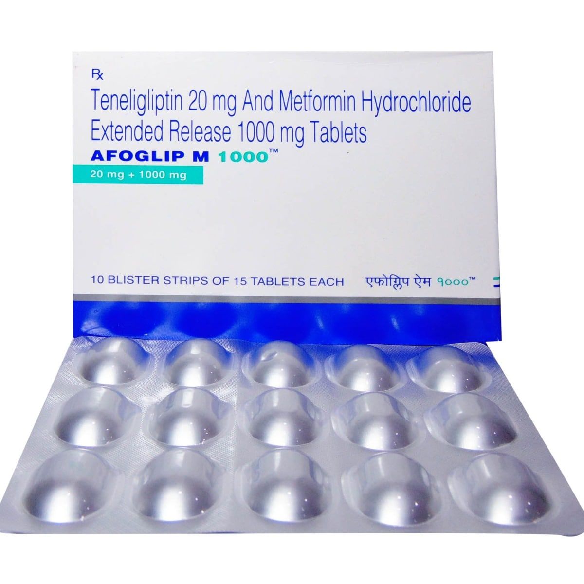 Afoglip M 1000 Tablet 15's Price, Uses, Side Effects, Composition ...