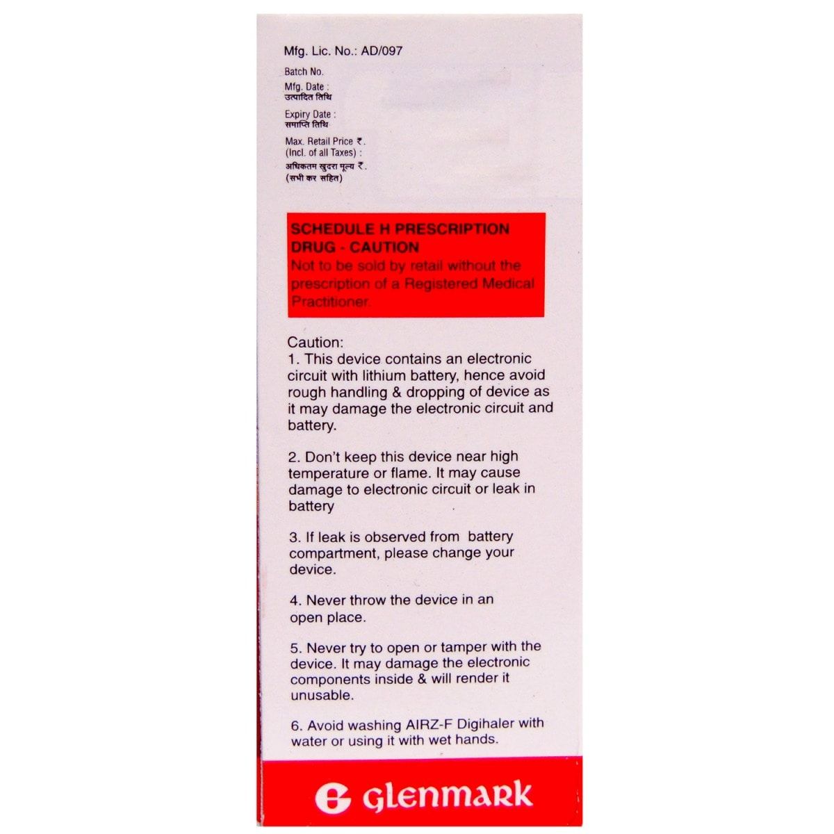 Airz-F Digihaler Price, Uses, Side Effects, Composition - Apollo Pharmacy