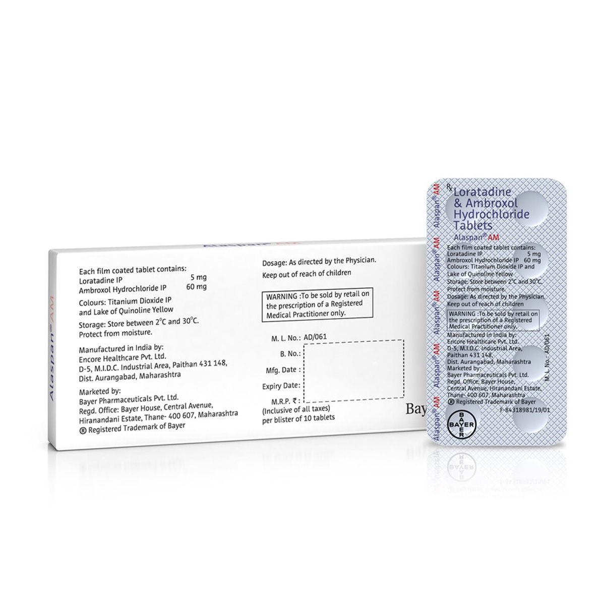 Alaspan AM Tablet 10's Price, Uses, Side Effects, Composition - Apollo ...
