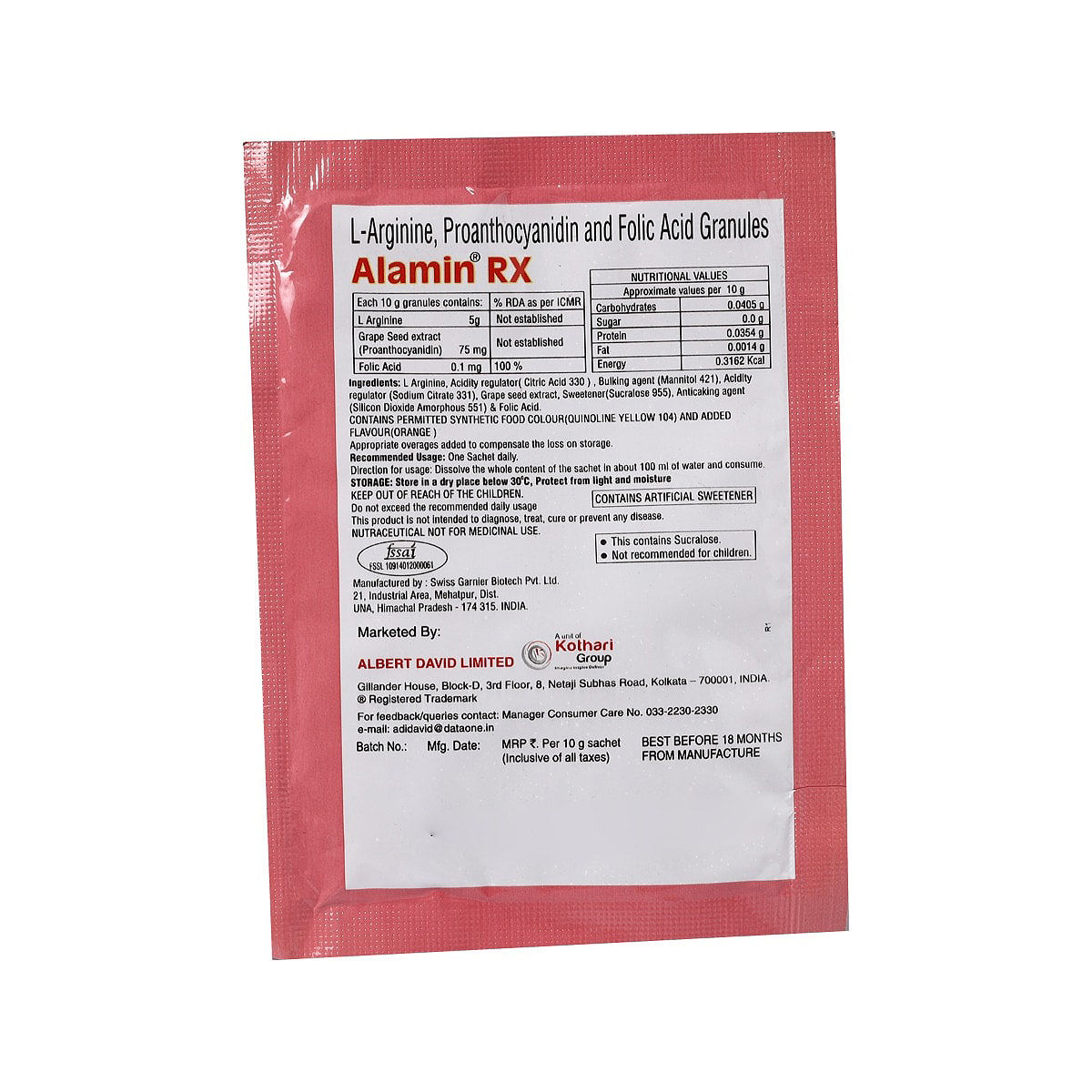 Alamin RX Sachet 10 gm Price, Uses, Side Effects, Composition - Apollo ...