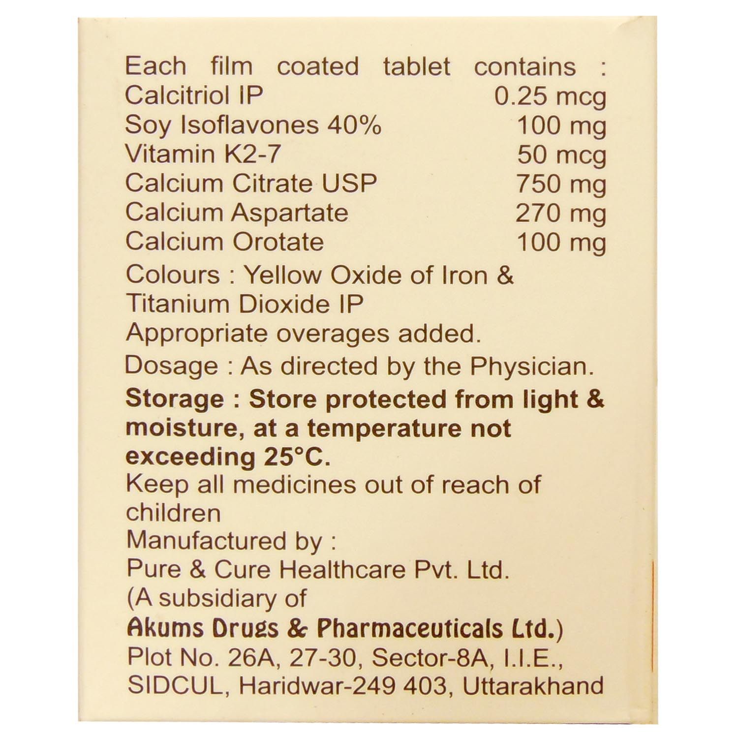 Alcium Tablet 10's Price, Uses, Side Effects, Composition - Apollo Pharmacy