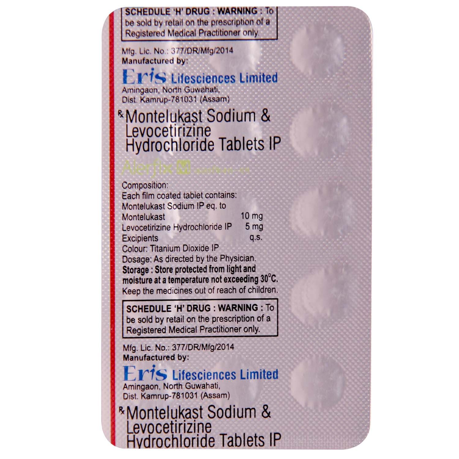 Alerfix-M Tablet 15's Price, Uses, Side Effects, Composition - Apollo ...