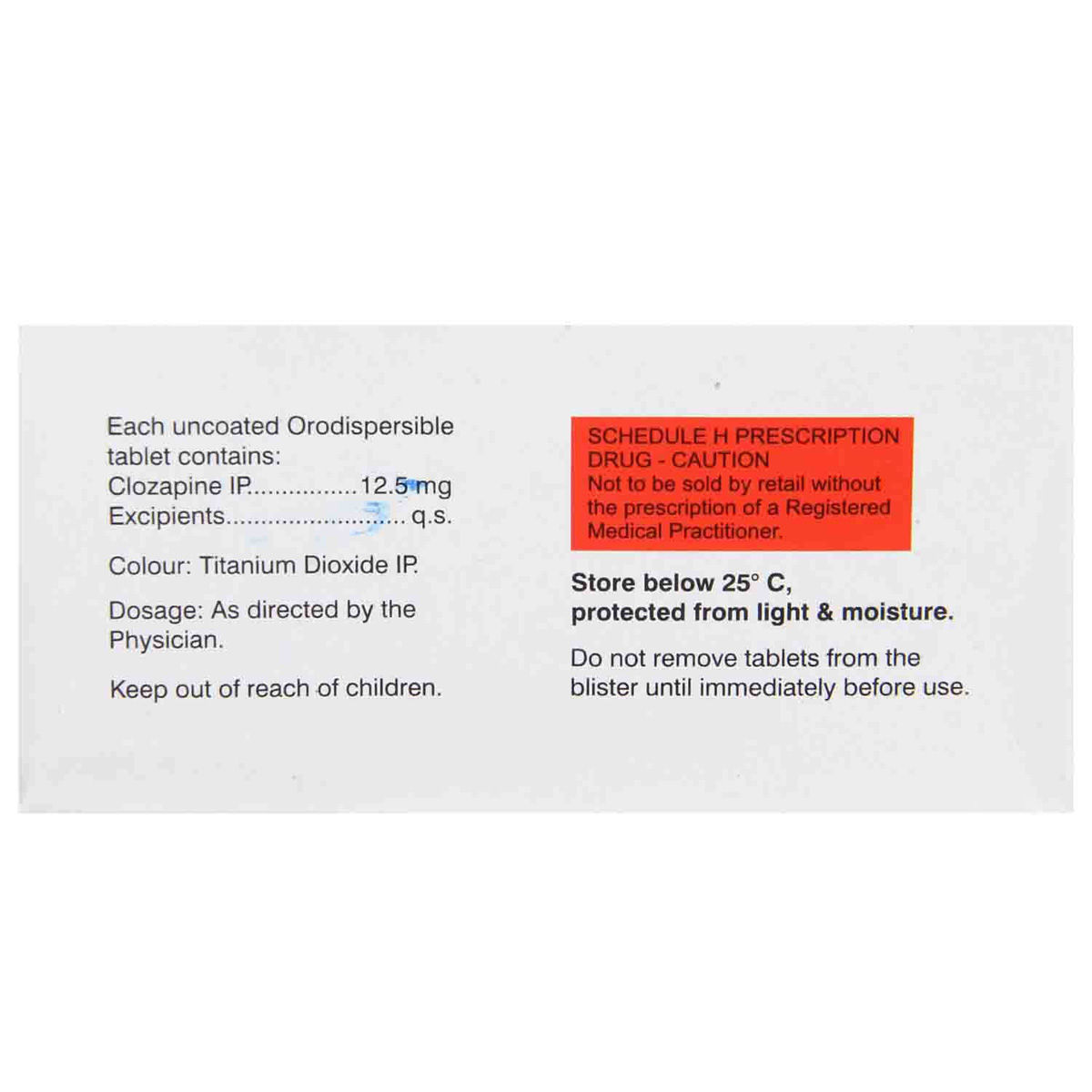 Alkepin ODT 12.5 Tablet 10's Price, Uses, Side Effects, Composition ...