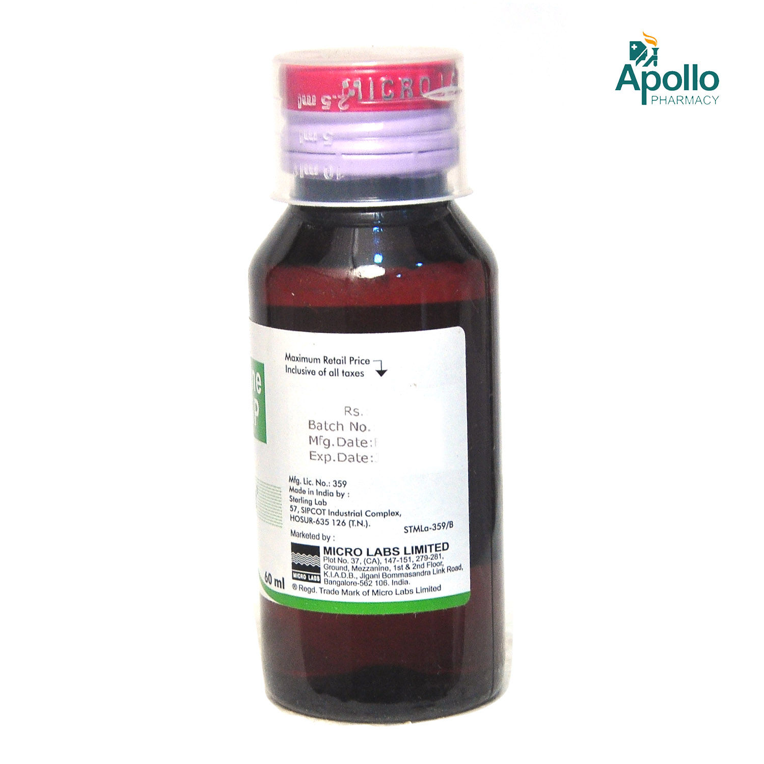 Allercet Syrup 60 ml Price, Uses, Side Effects, Composition - Apollo ...