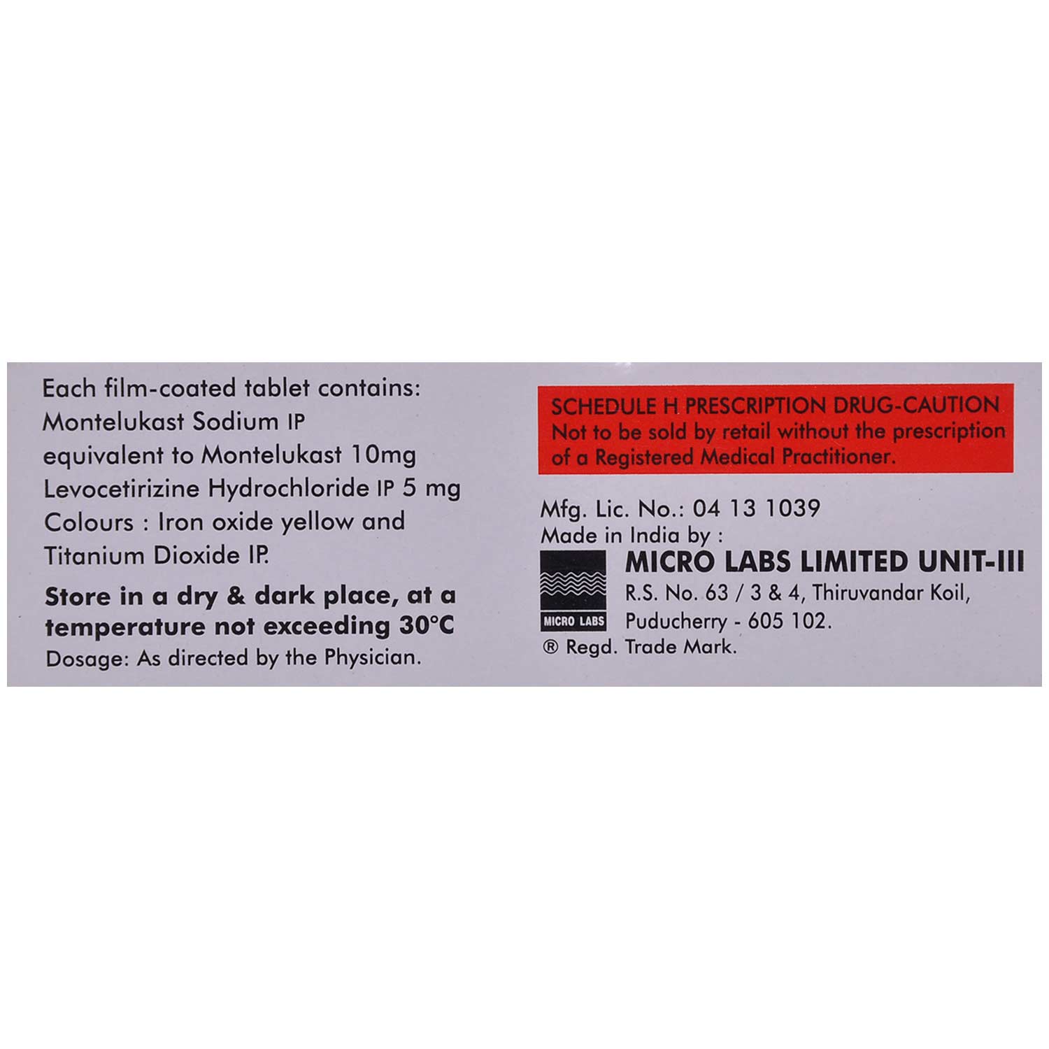 Allercet-M Tablet 10's Price, Uses, Side Effects, Composition - Apollo ...