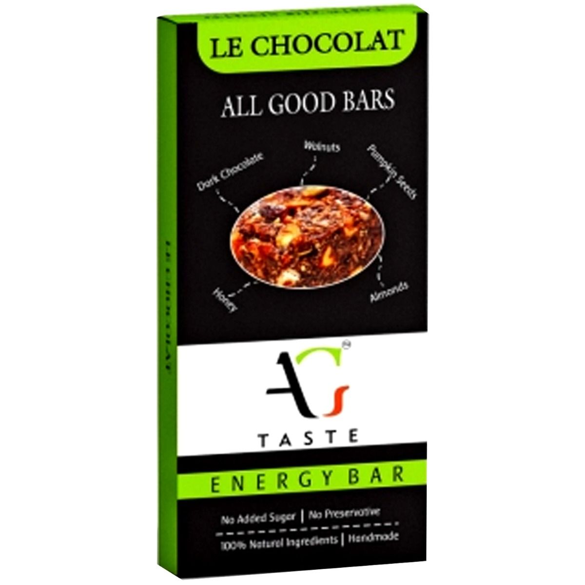 All Good Bars Le Chocolat Energy Bar, 30 gm Price, Uses, Side Effects ...