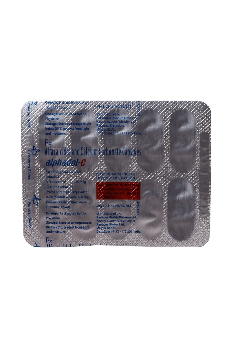 Alphadol-C Capsule 10's Price, Uses, Side Effects, Composition - Apollo ...