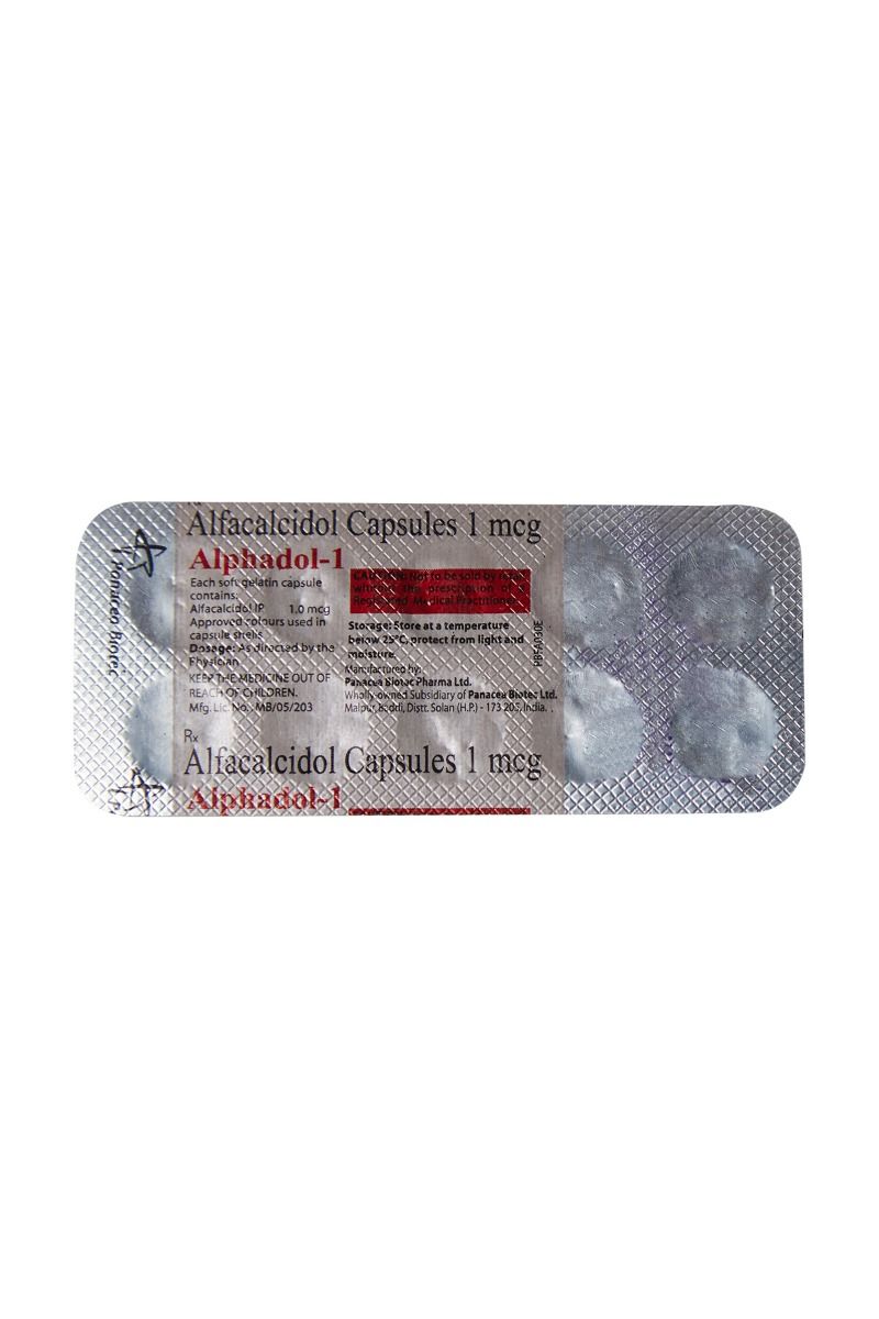Alphadol 1 Capsule 10's Price, Uses, Side Effects, Composition - Apollo ...