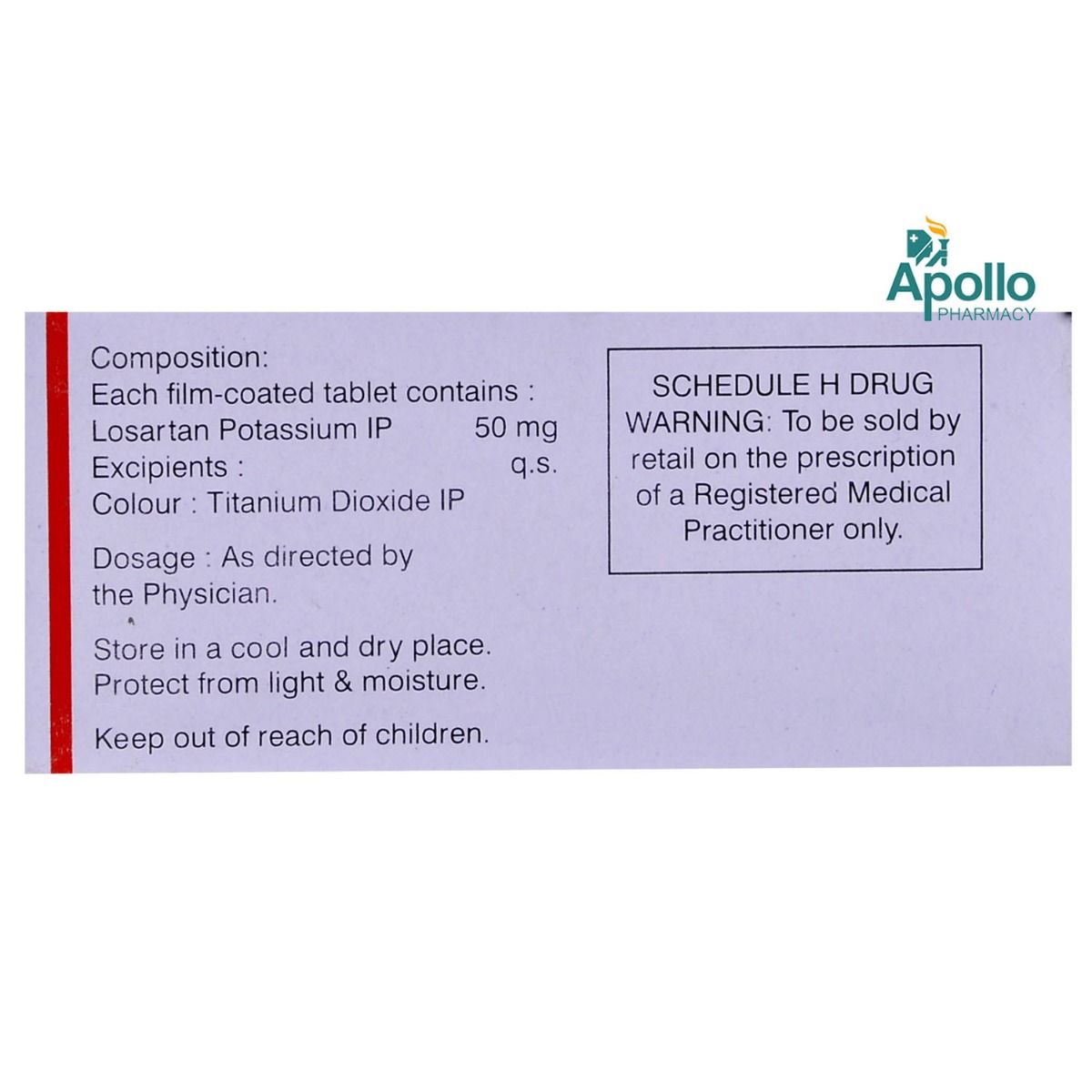 ALSARTAN 50MG TABLET Price, Uses, Side Effects, Composition - Apollo ...