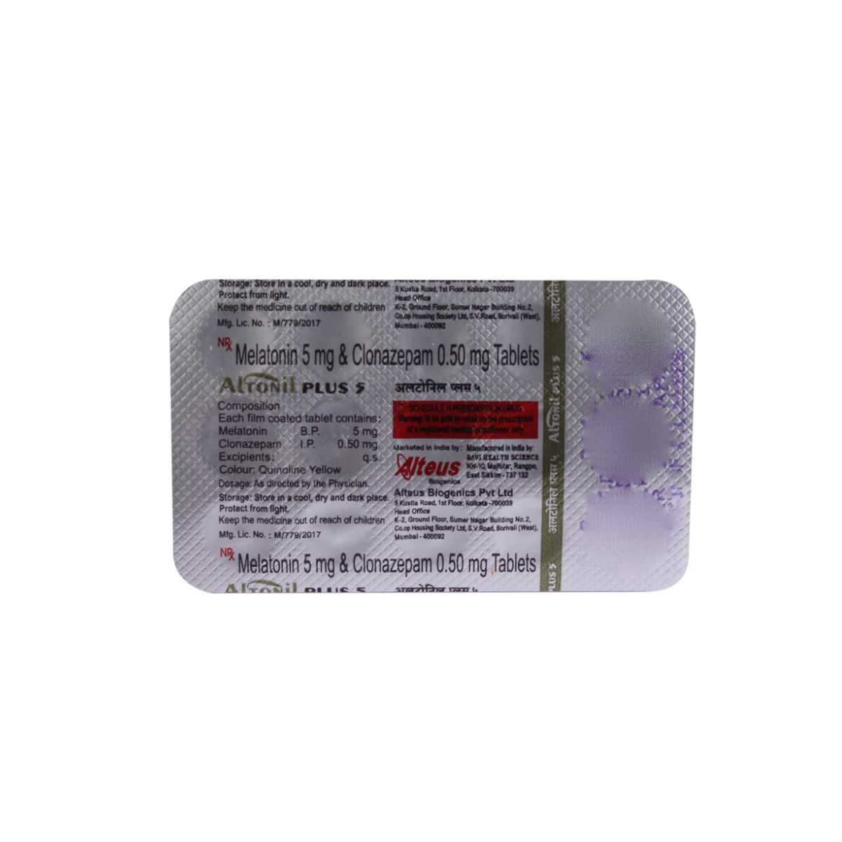 Altonil Plus 5mg Tablet 15's Price, Uses, Side Effects, Composition ...