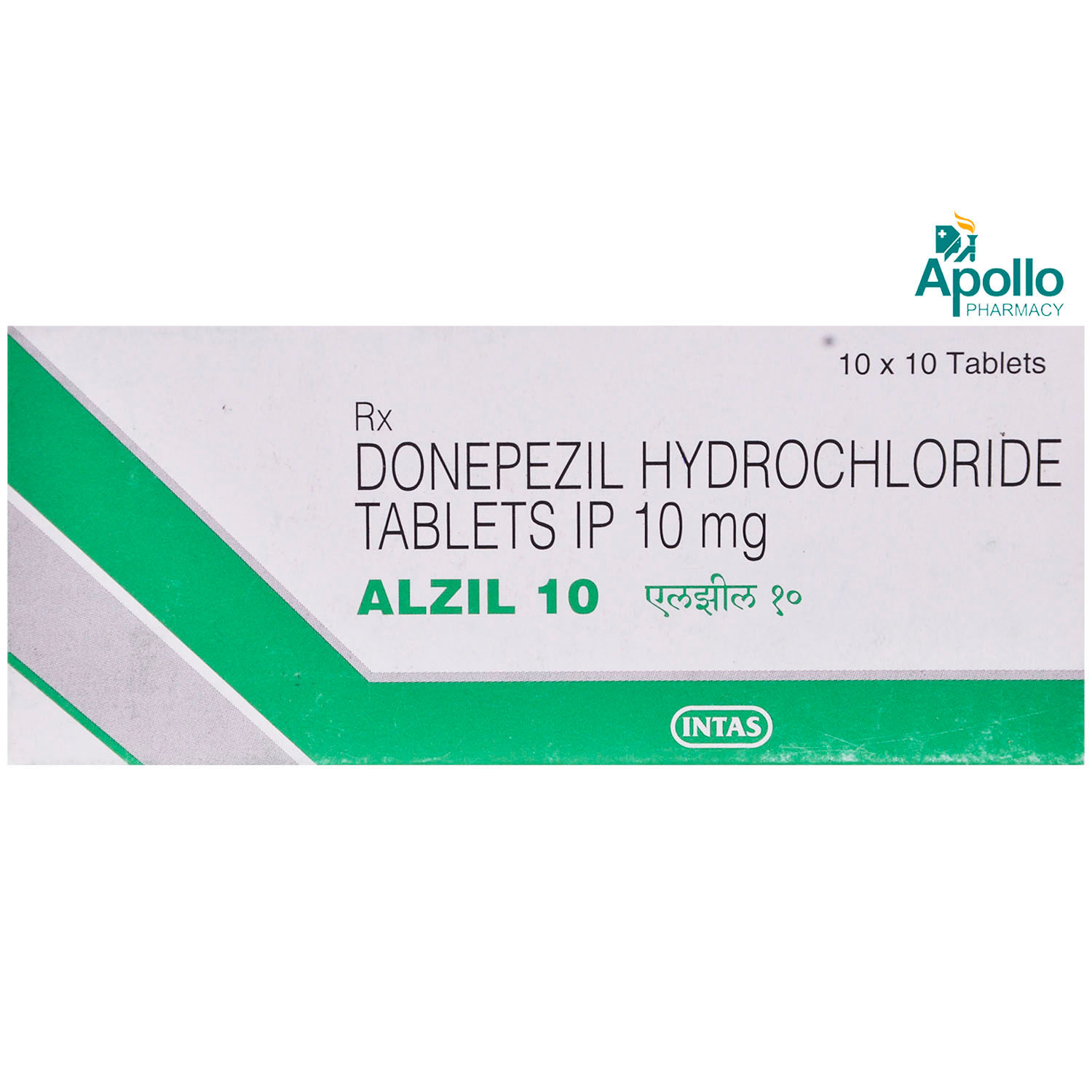 Alzil 10 Tablet 10's Price, Uses, Side Effects, Composition - Apollo ...
