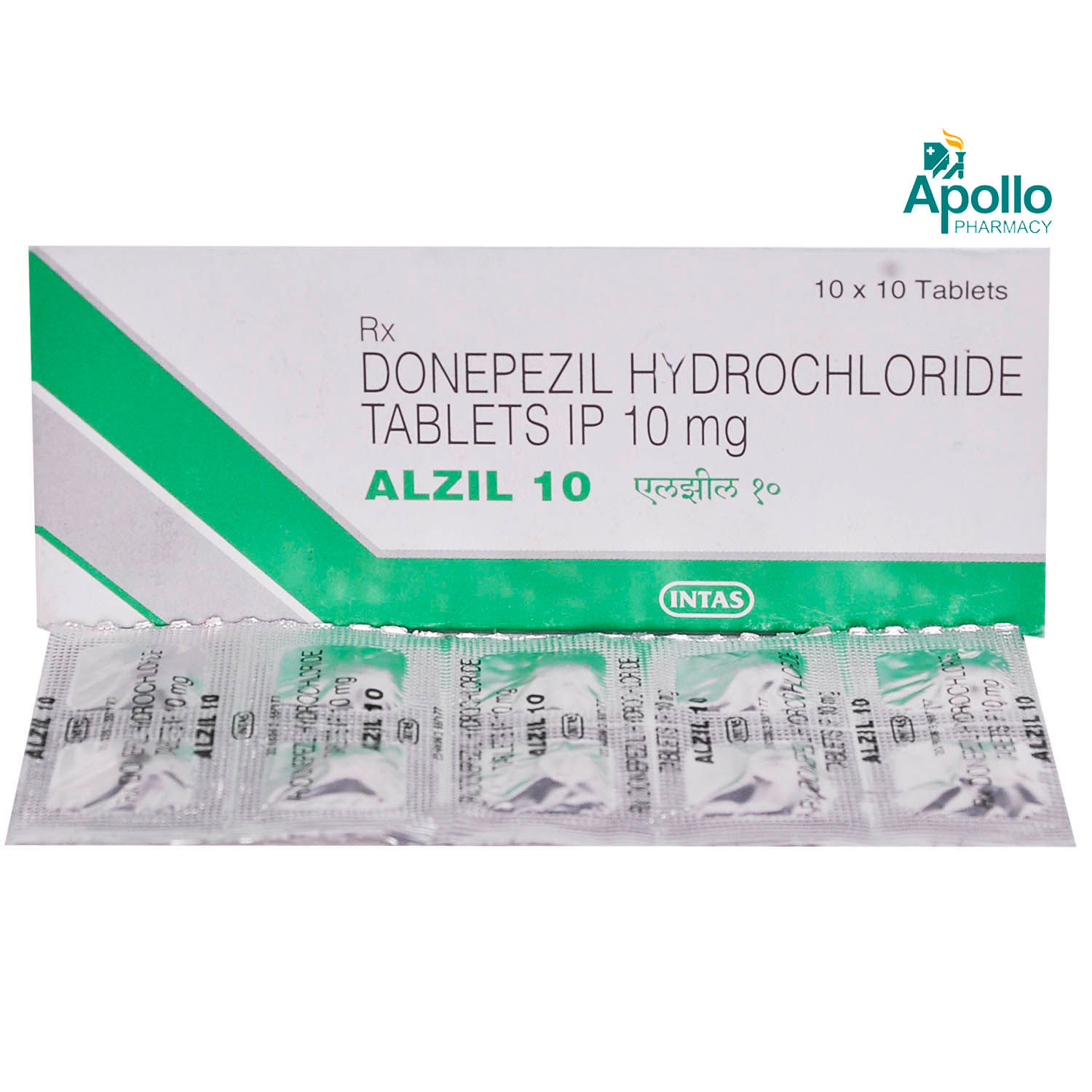 Alzil 10 Tablet 10's Price, Uses, Side Effects, Composition - Apollo ...