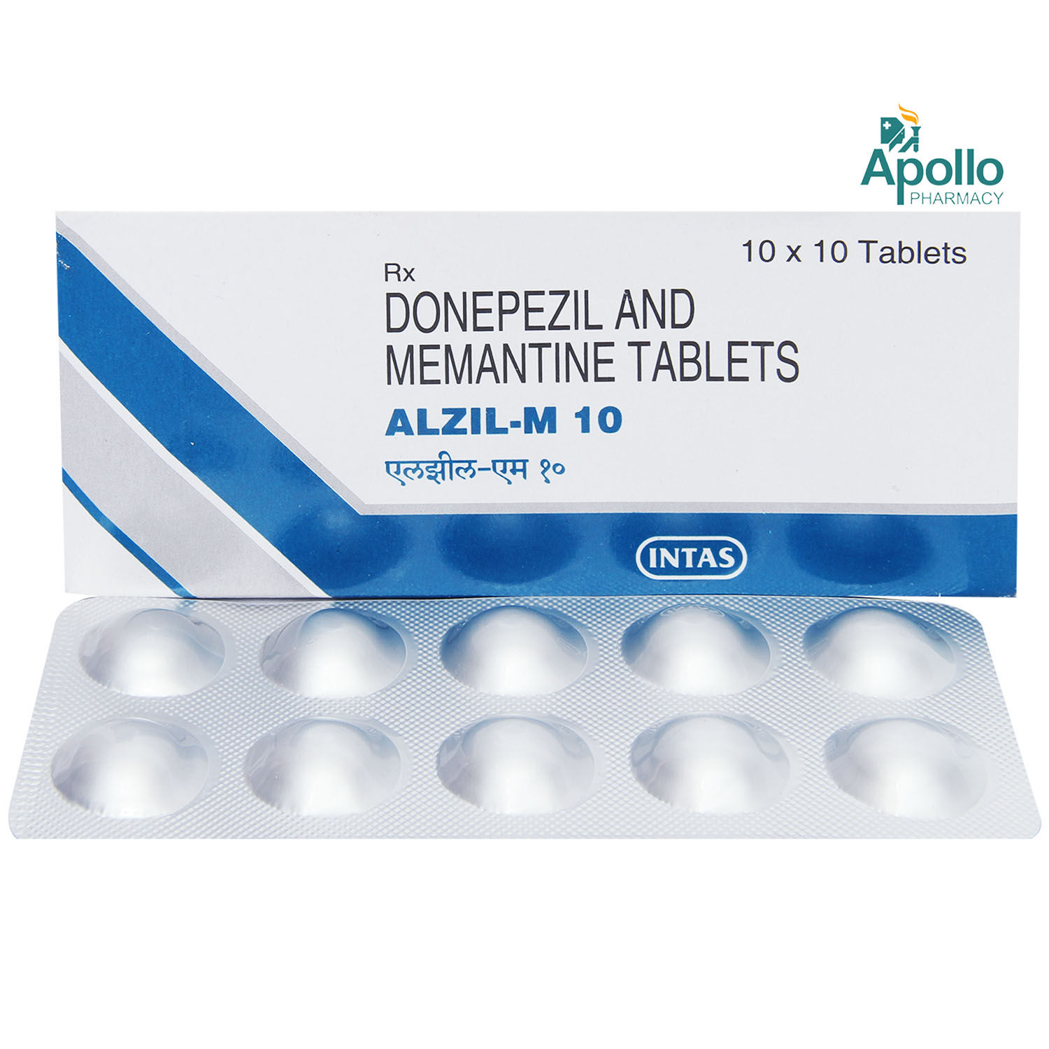 Alzil-M 10 Tablet 10's Price, Uses, Side Effects, Composition - Apollo ...