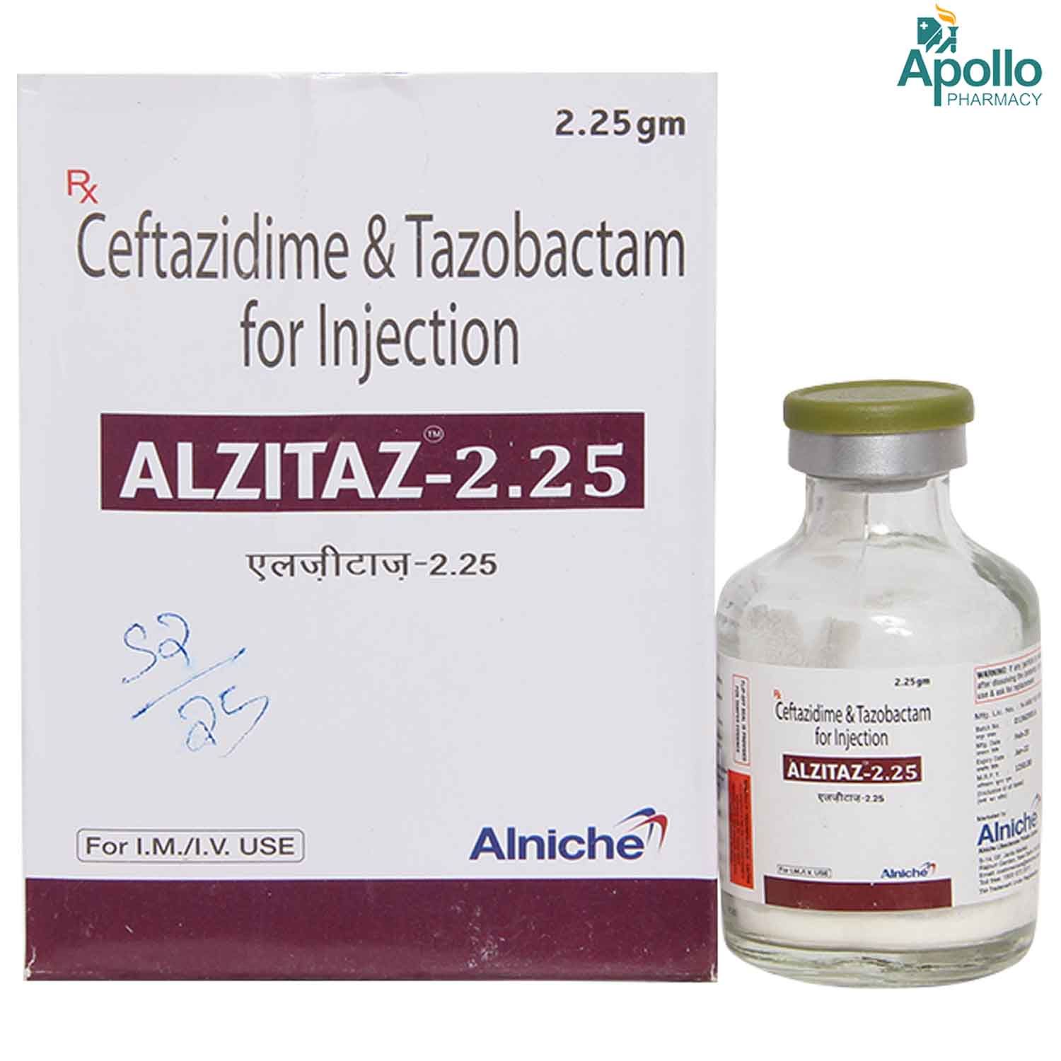 Alzitaz-2.25Gm Injection Price, Uses, Side Effects, Composition ...
