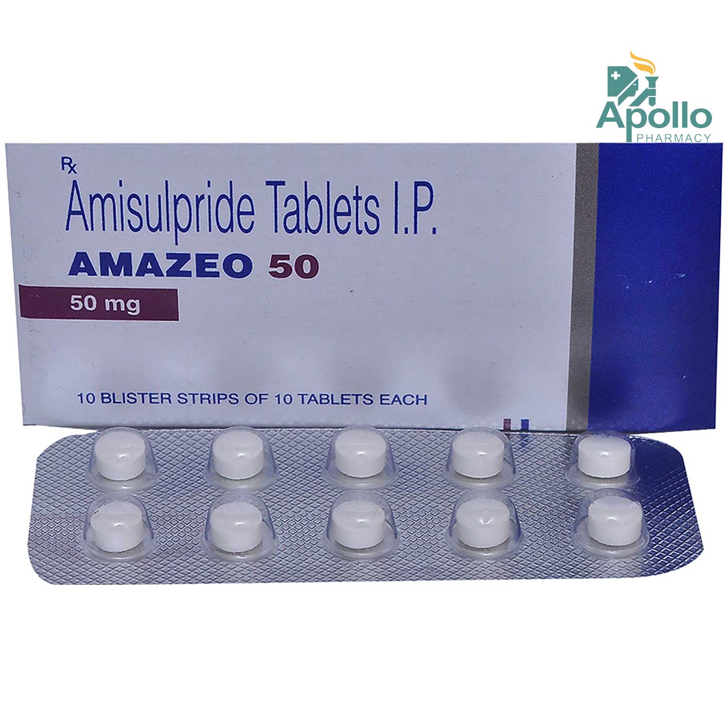 AMAZEO 50MG TABLET Price, Uses, Side Effects, Composition - Apollo Pharmacy