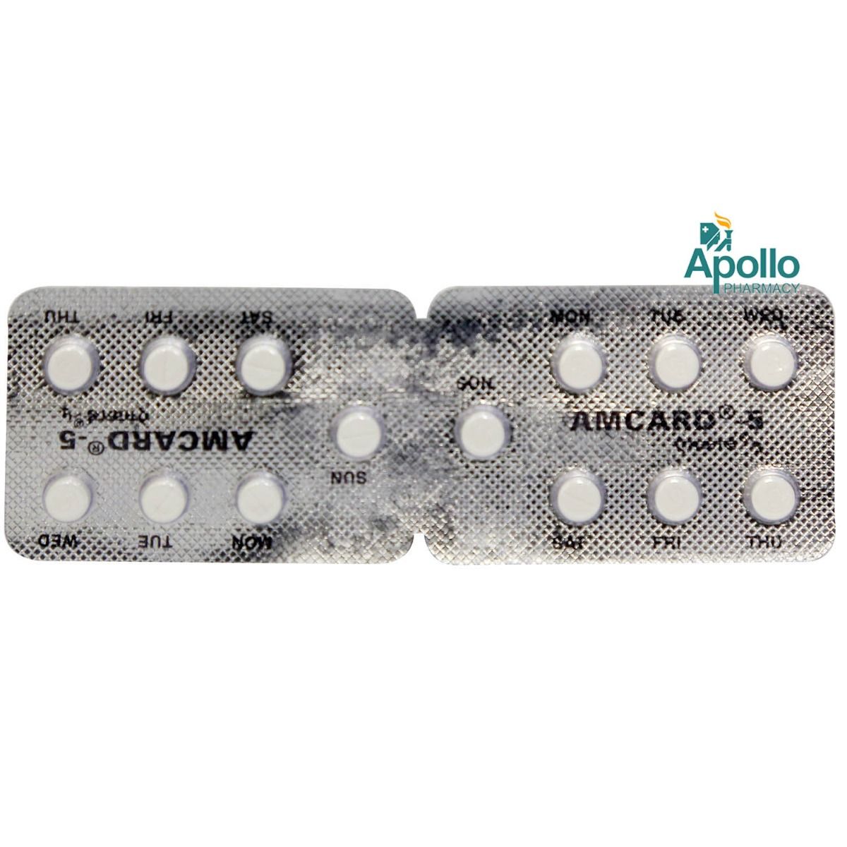 Amcard-5 Tablet 14's Price, Uses, Side Effects, Composition - Apollo ...
