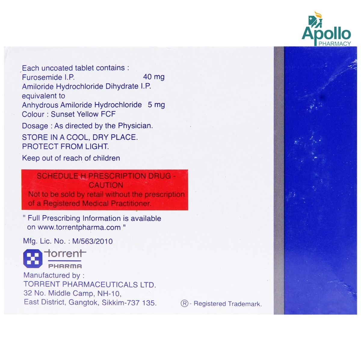 Amifru 40 Tablet 10's Price, Uses, Side Effects, Composition - Apollo ...