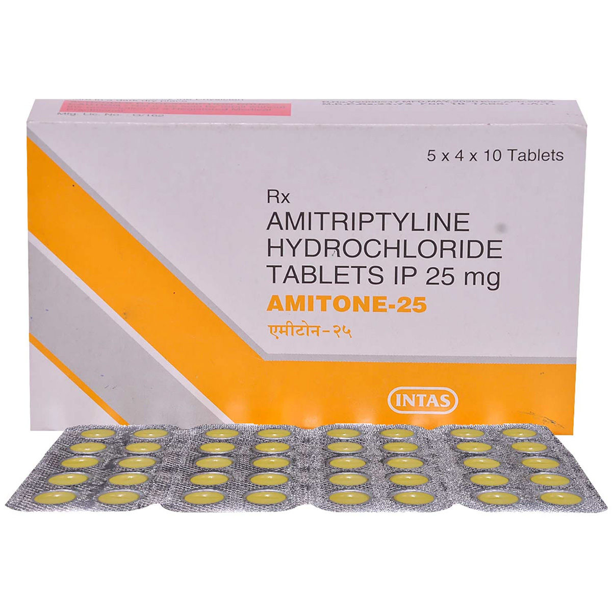 Amitone-25 Tablet 10's Price, Uses, Side Effects, Composition - Apollo ...