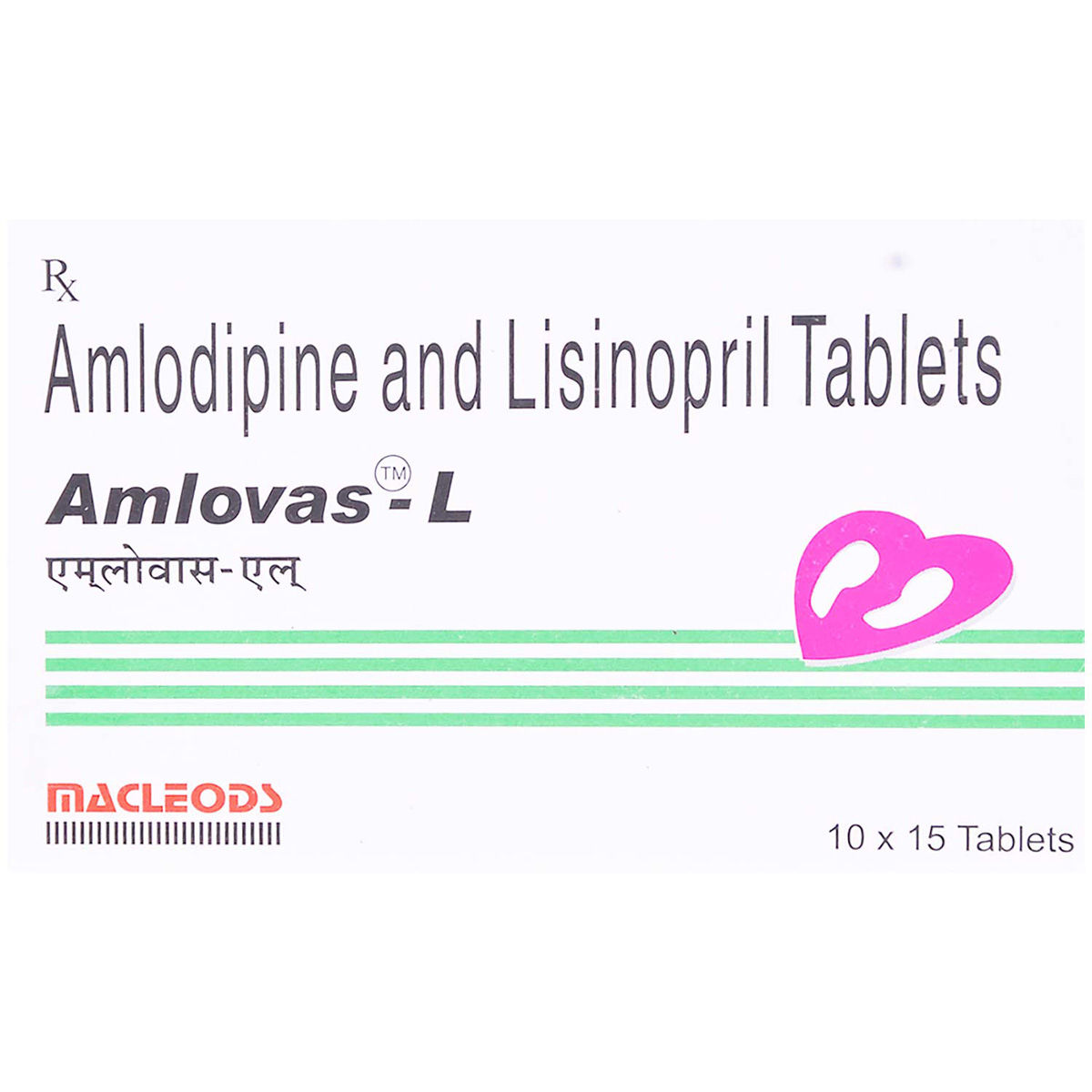 Amlovas-L Tablet 15's Price, Uses, Side Effects, Composition - Apollo ...