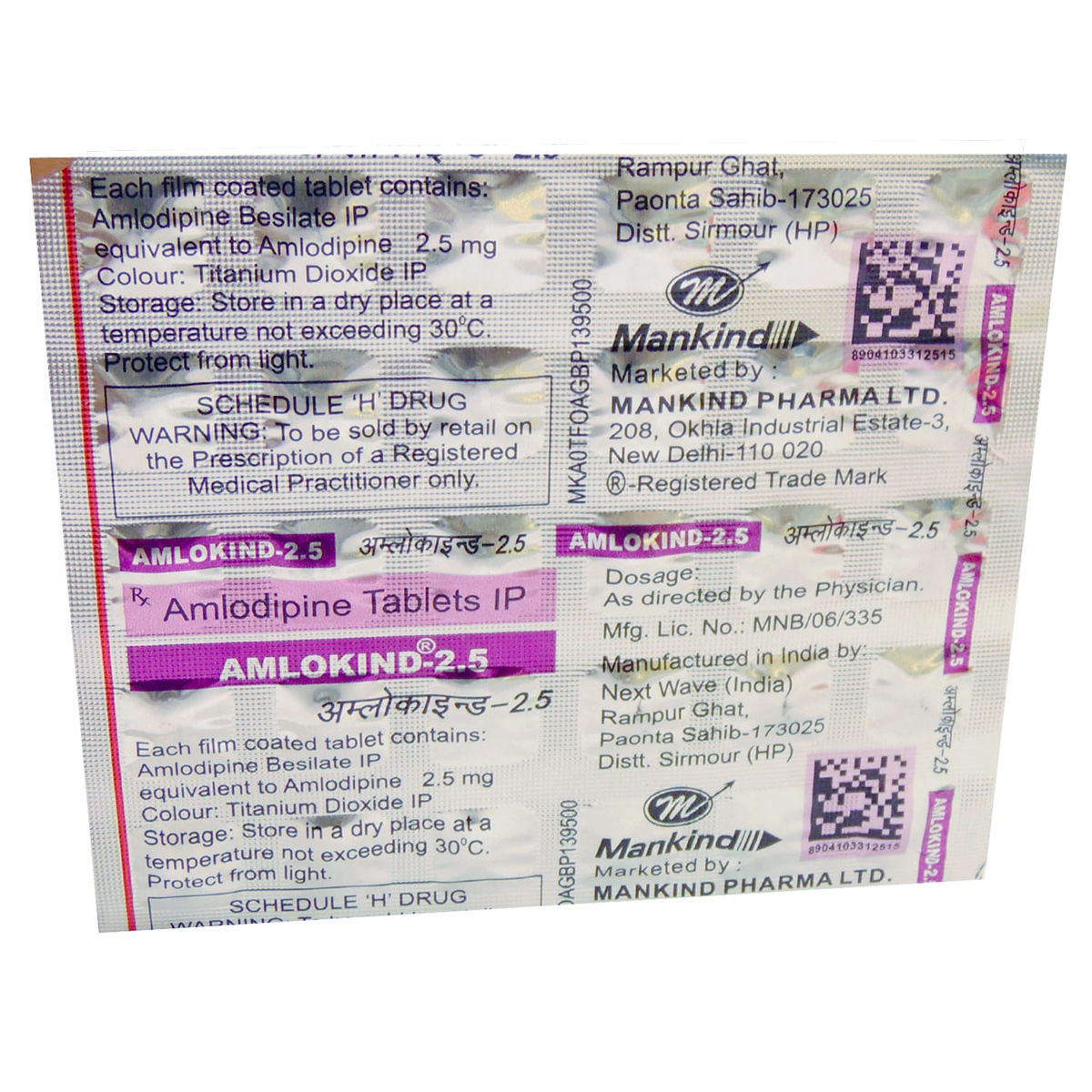 Amlokind-2.5 Tablet 30's Price, Uses, Side Effects, Composition ...