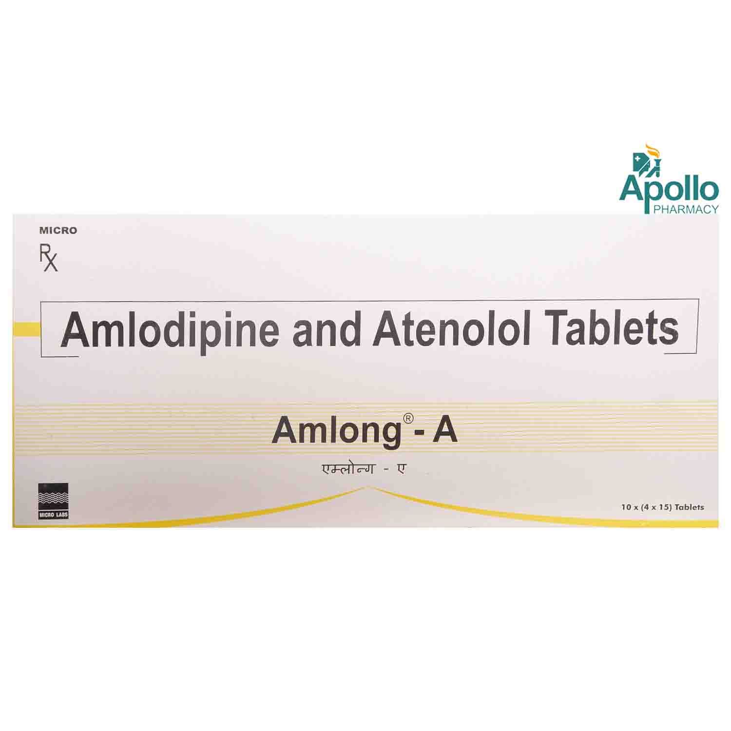 Amlong-A Tablet 15's Price, Uses, Side Effects, Composition - Apollo ...