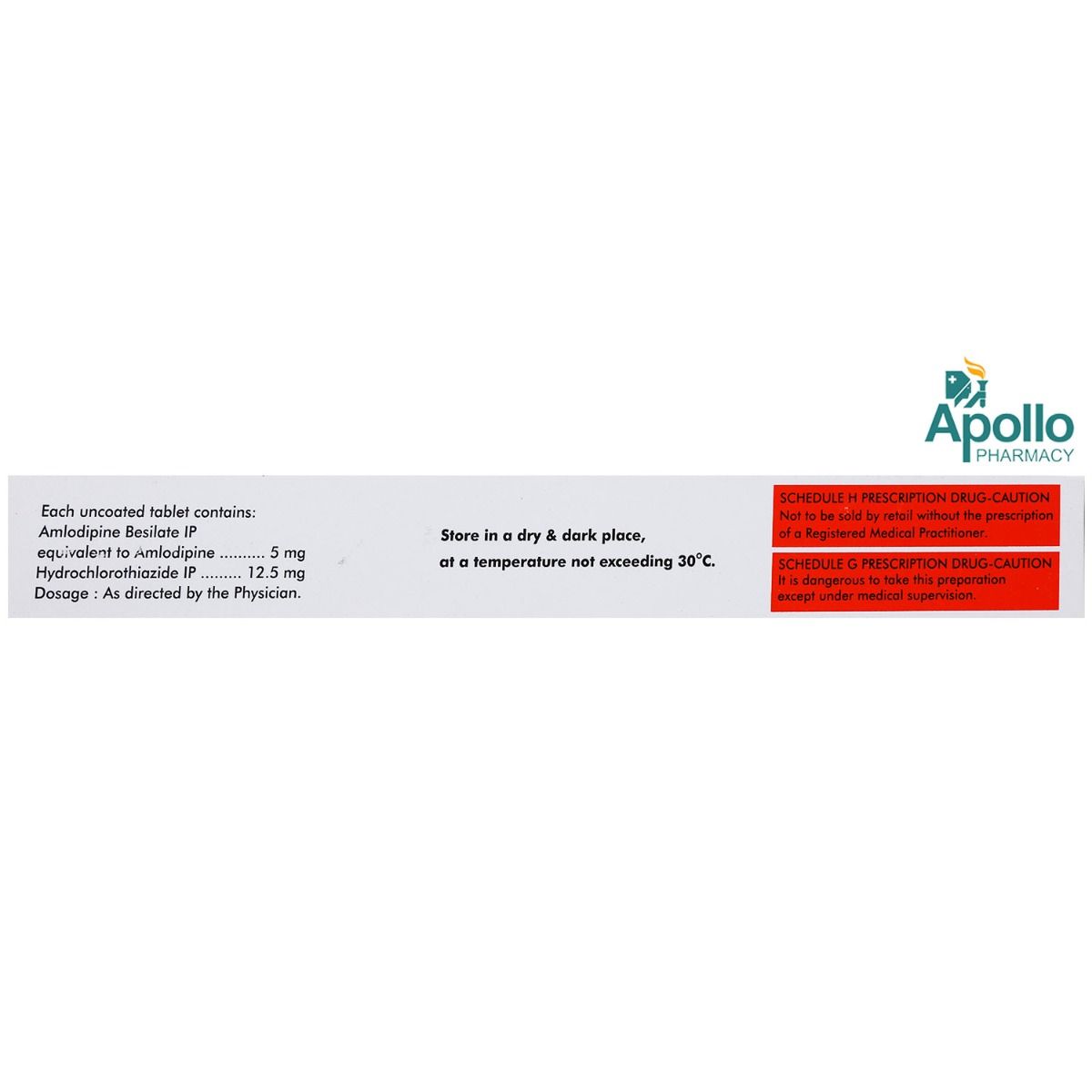 Amlong H Tablet 15's Price, Uses, Side Effects, Composition - Apollo ...