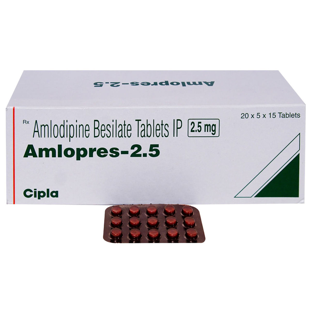 Amlopres-2.5 Tablet 15's Price, Uses, Side Effects, Composition ...