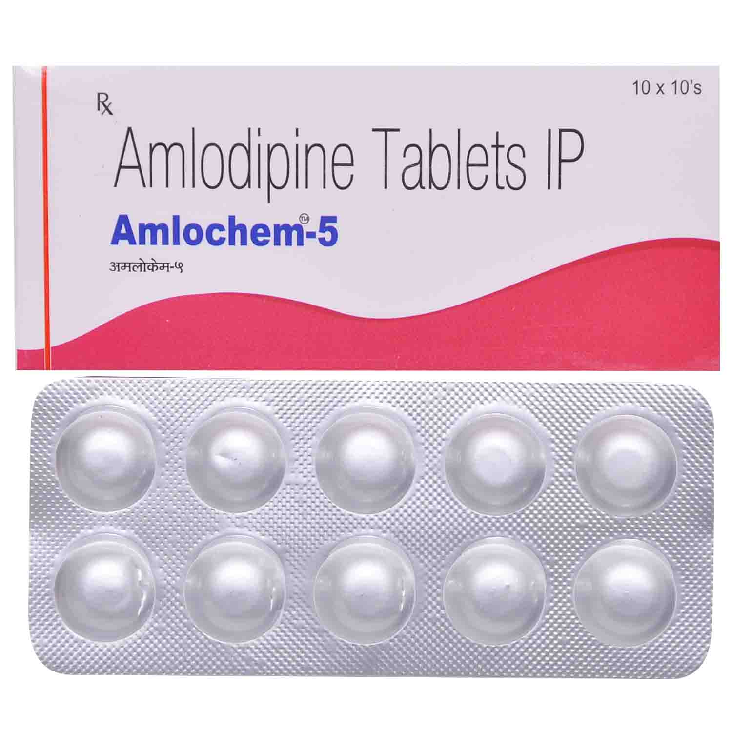 Amlochem 5 Tablet 10's Price, Uses, Side Effects, Composition - Apollo ...