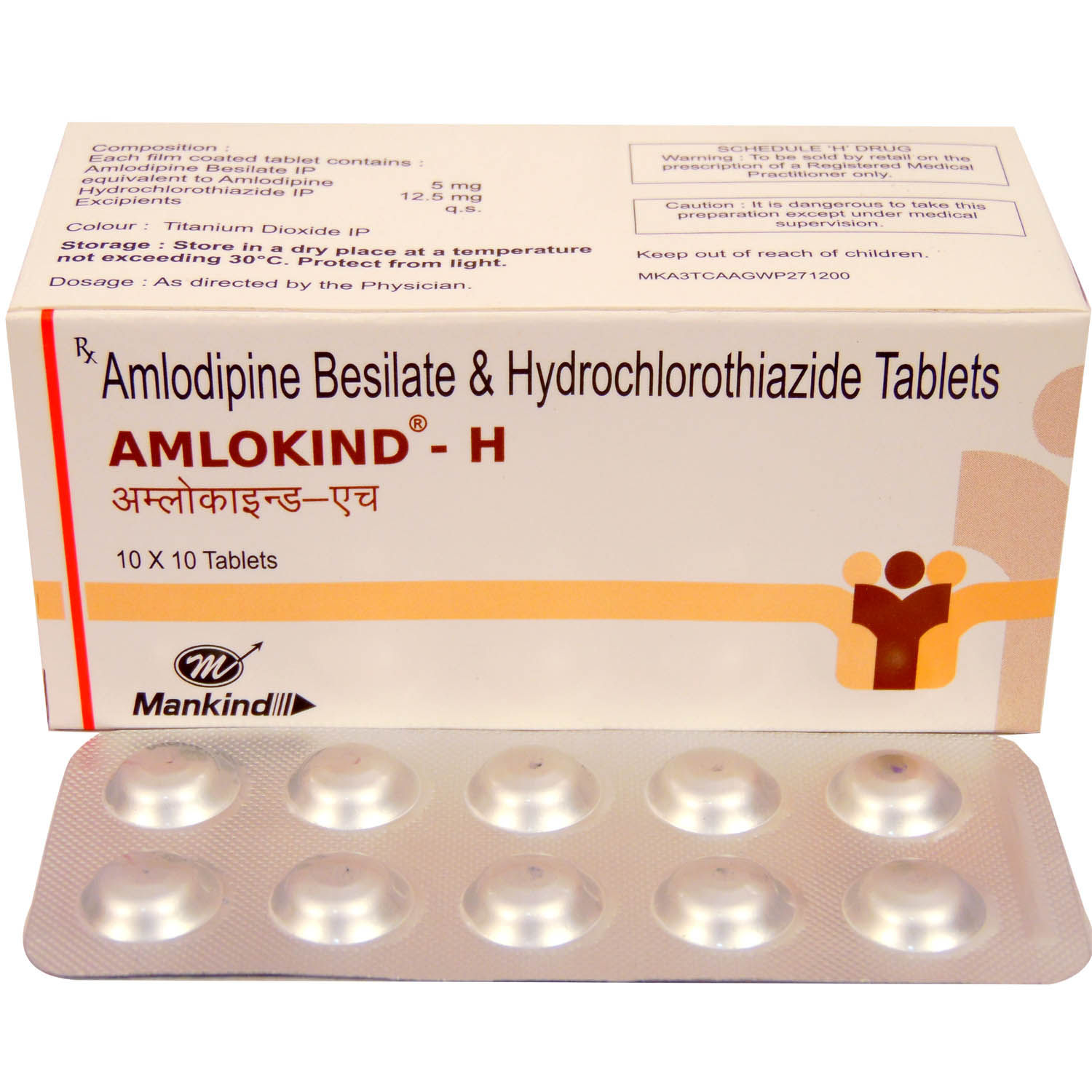 Amlokind H Tablet 10's Price, Uses, Side Effects, Composition - Apollo ...