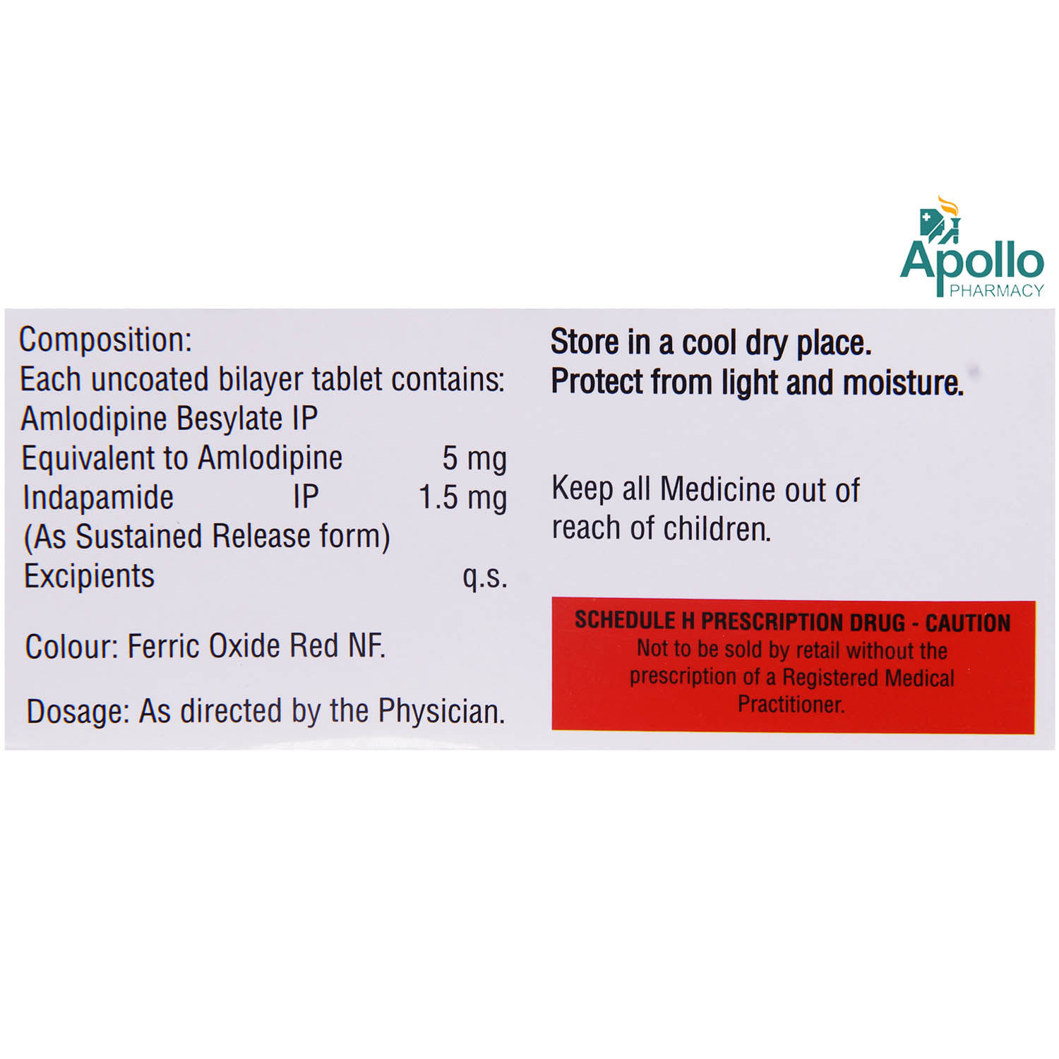 Amlodac D Tablet 10's Price, Uses, Side Effects, Composition - Apollo ...
