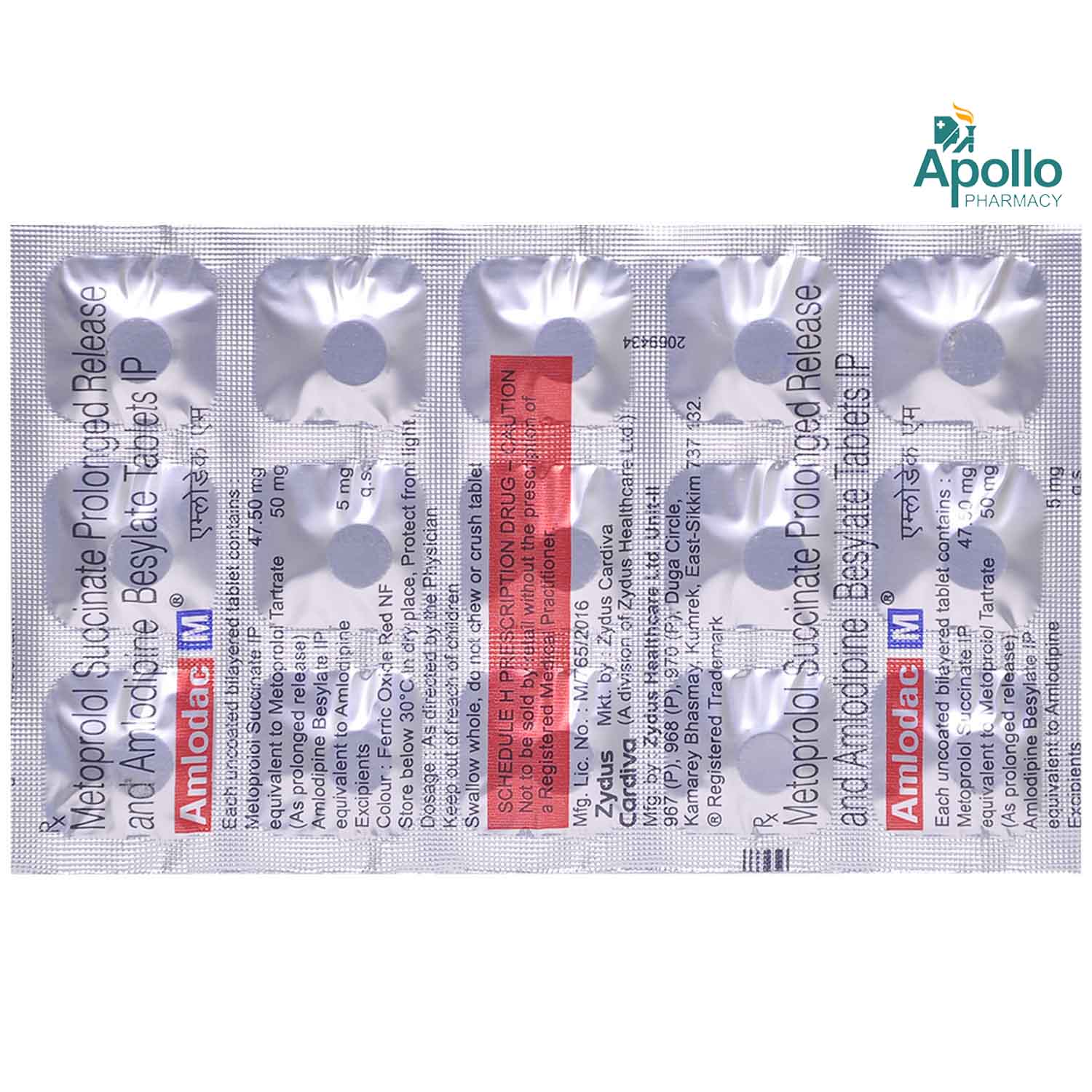 AMLODAC M TABLET. 15'S Price, Uses, Side Effects, Composition - Apollo ...