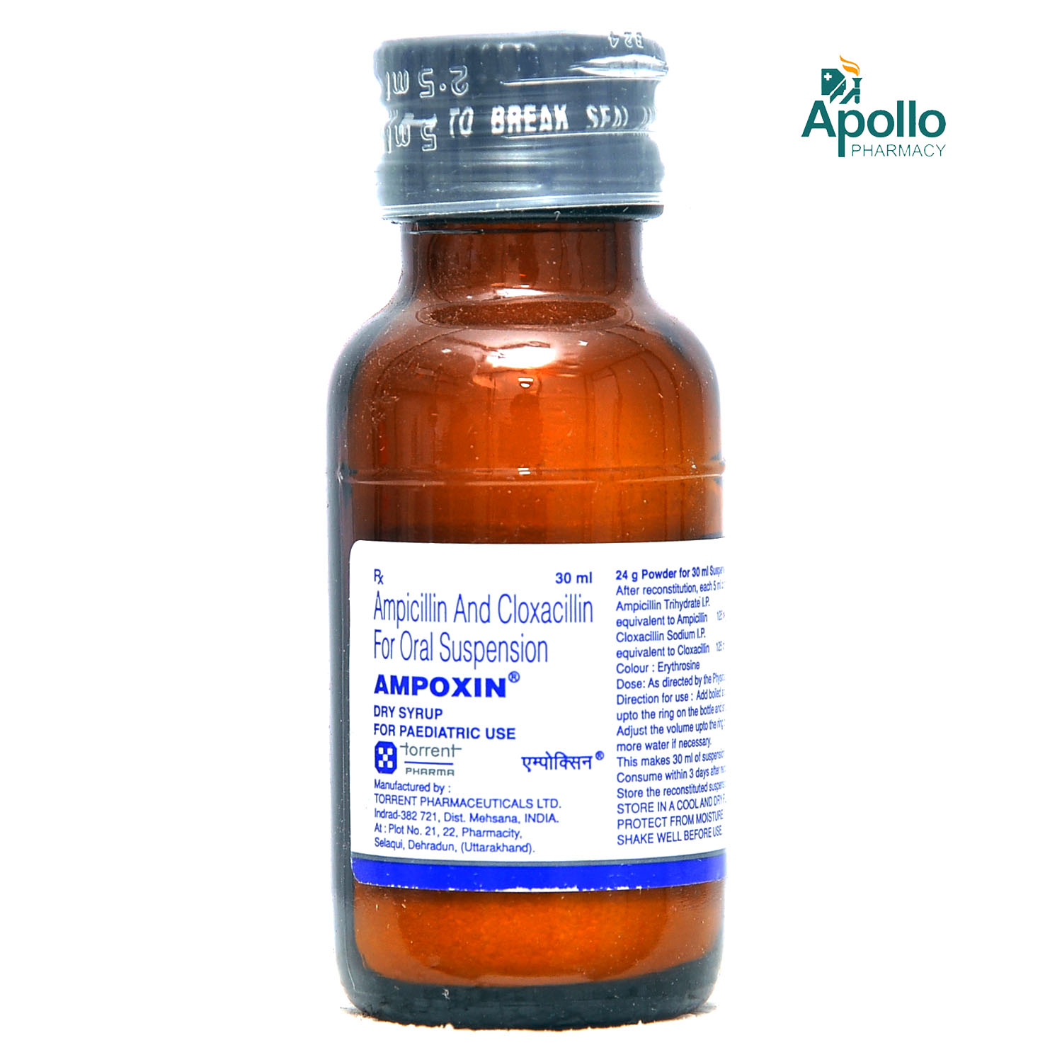 Ampoxin Dry Syrup 30 ml Price, Uses, Side Effects, Composition - Apollo ...