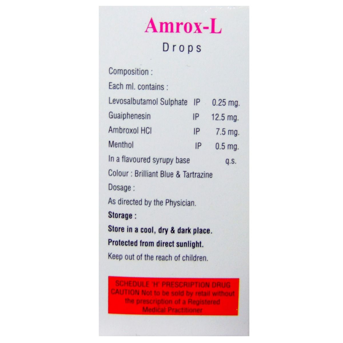 Amrox L Drops 15 ml Price, Uses, Side Effects, Composition - Apollo ...