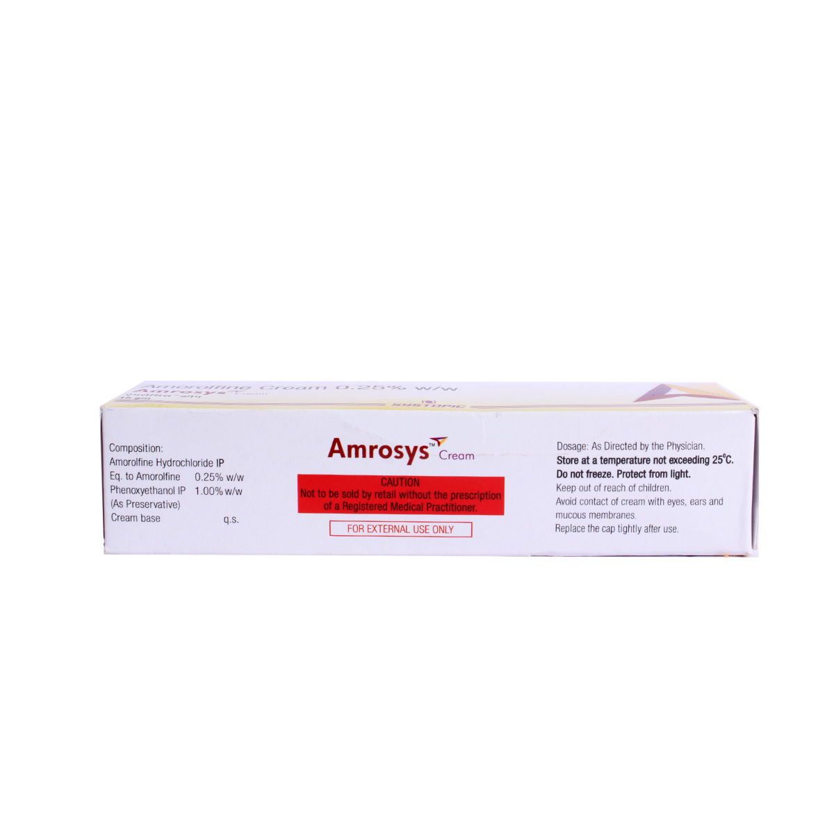 Amrosys 0.25%W/W Cream 15gm Price, Uses, Side Effects, Composition ...